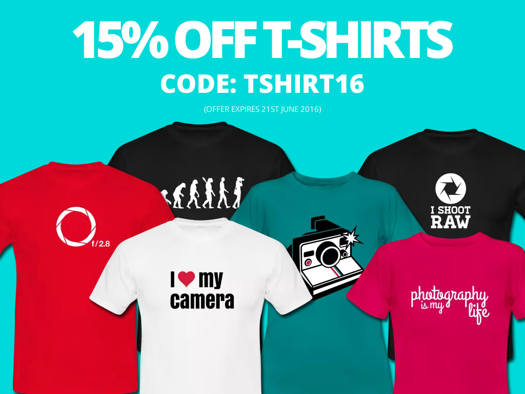 15 Off T Shirts EPz Merchandise Sale EPHOTOzine